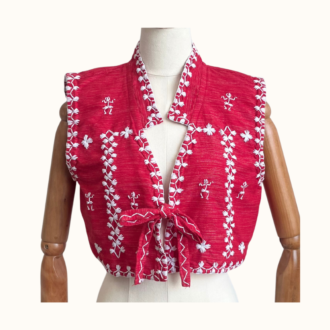 Tiniri Cropped Vest with Itneg Embroidery – Vivre Lifestyle Boutique