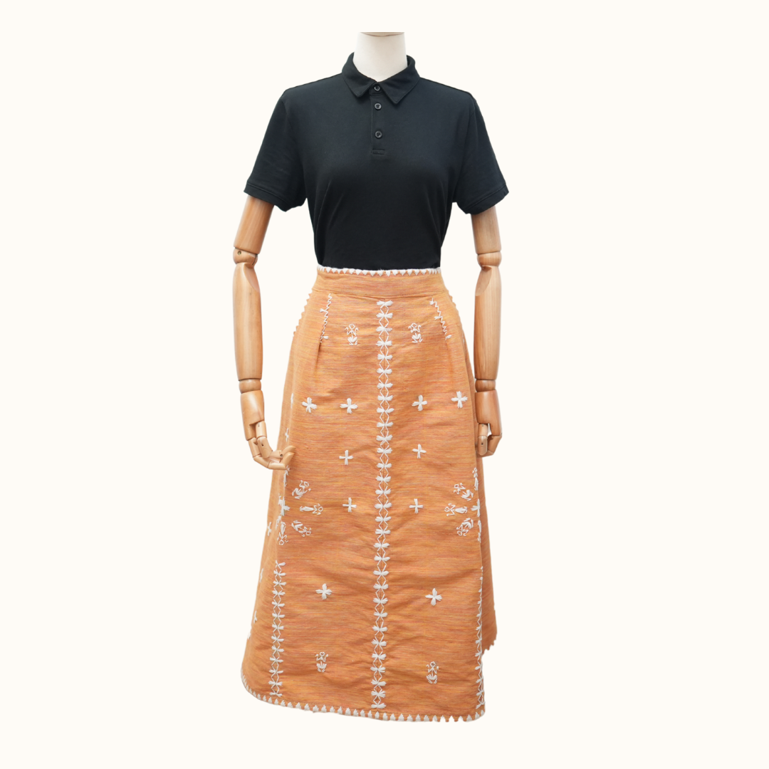 Tiniri Long Skirt with Itneg Embroidery – Vivre Lifestyle Boutique